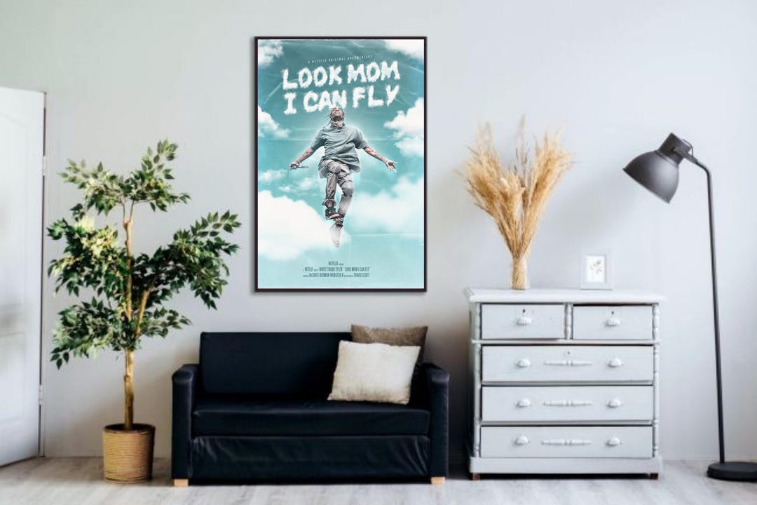 Travis Scott look Mom I Can Fly Poster - Etsy