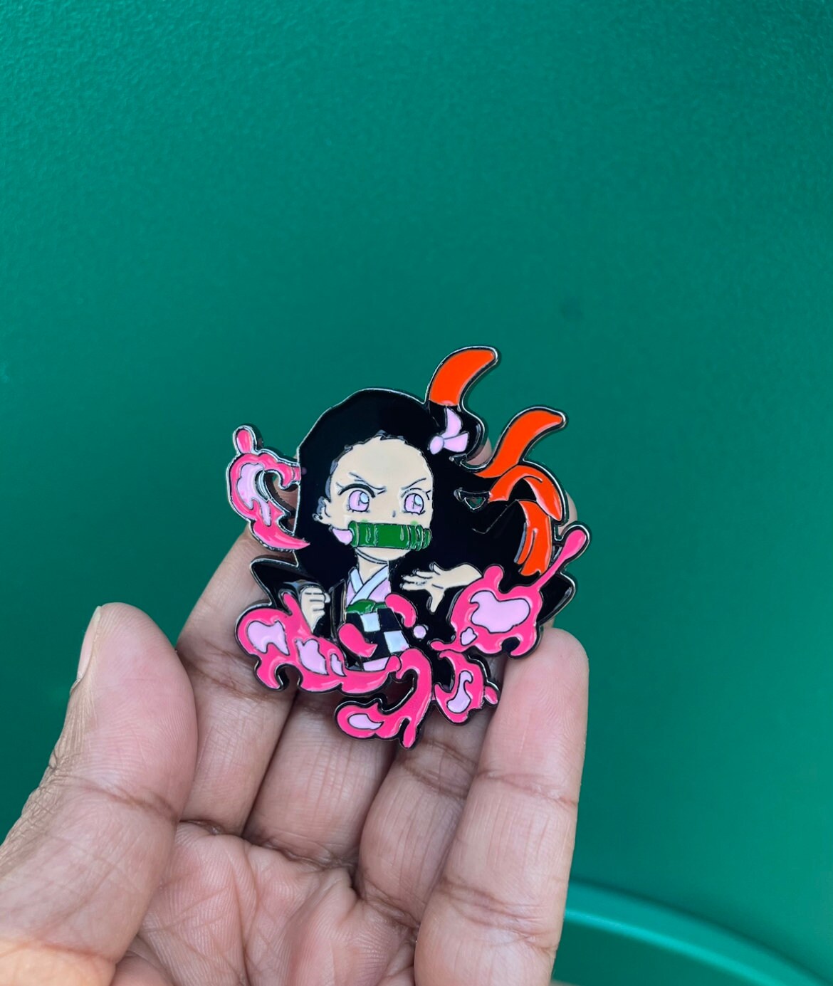 Demon Anime Girl Enamel Pin Manga Badge Brooch Lapel Tie Pin Fashion ...