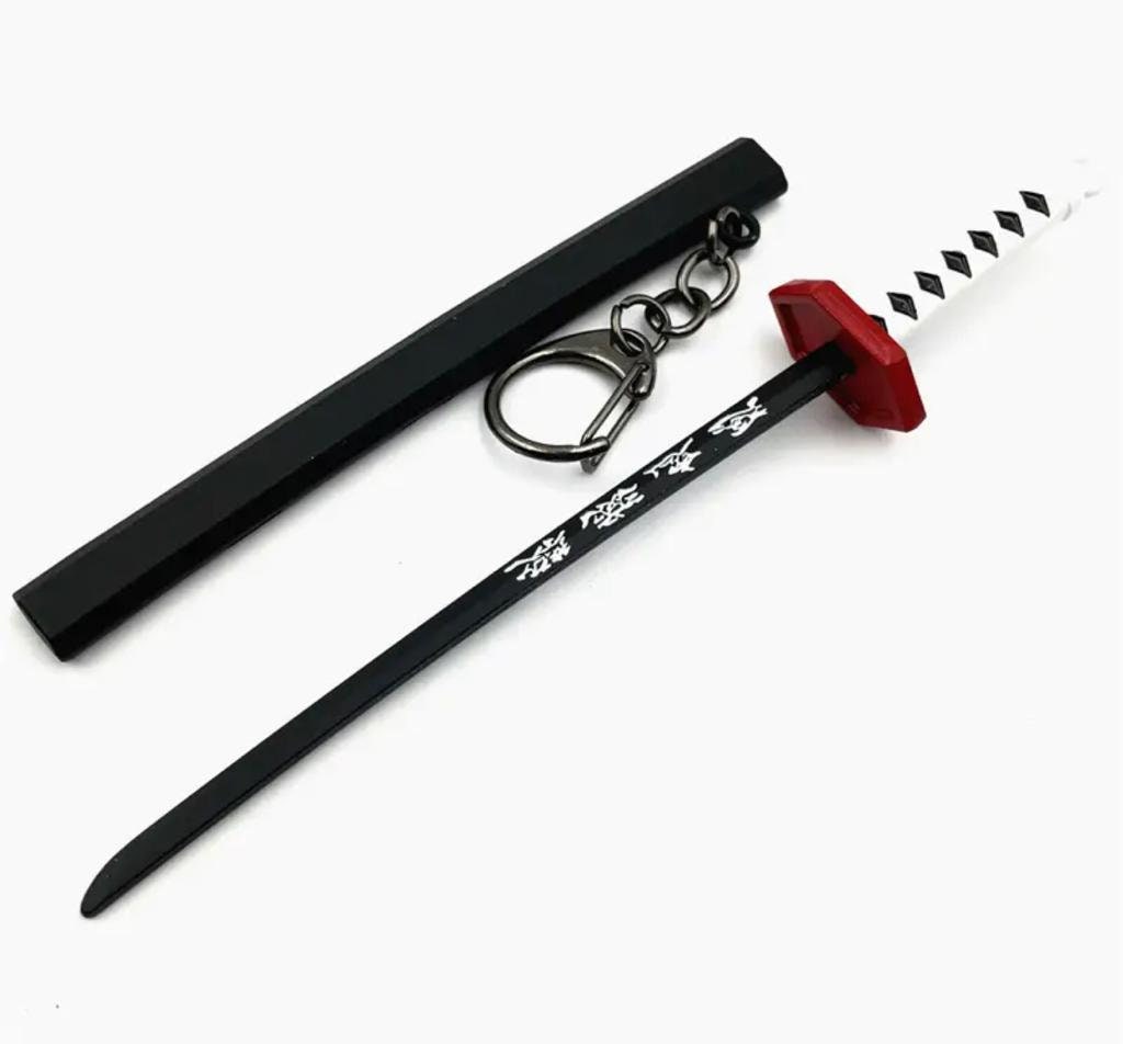 Japanese Anime Katana Mini Metal Sword Collectible Keepsake - Etsy