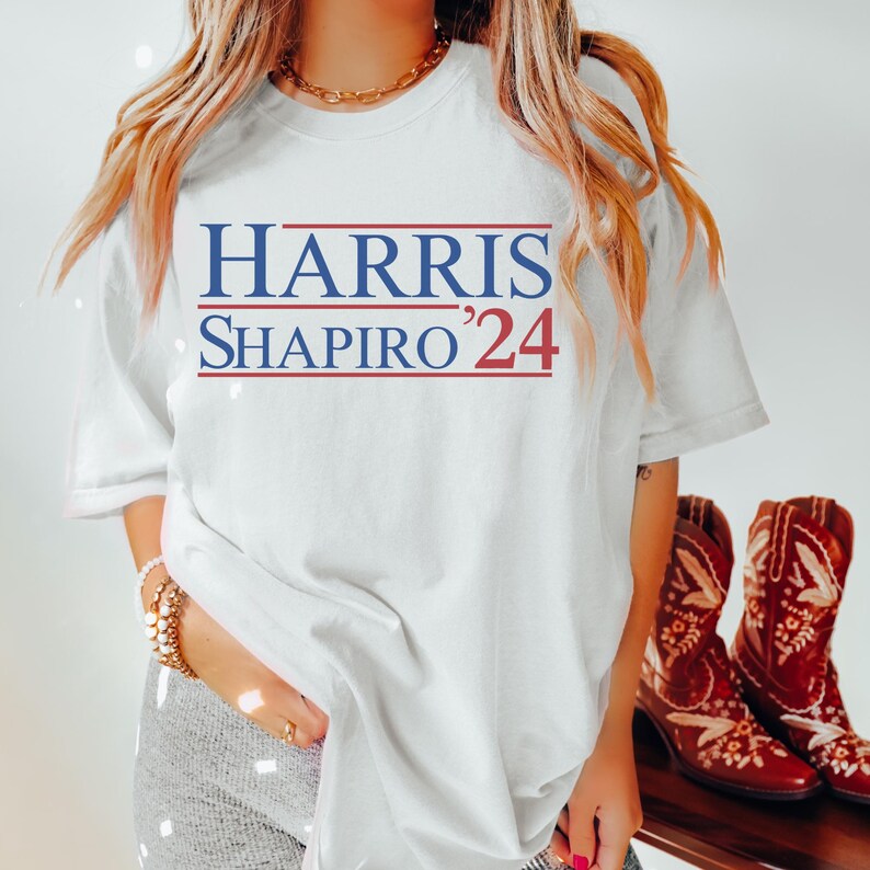 Harris Shapiro 2024 Shirt, Madam President Tee, Kamala Rally Shirt ...