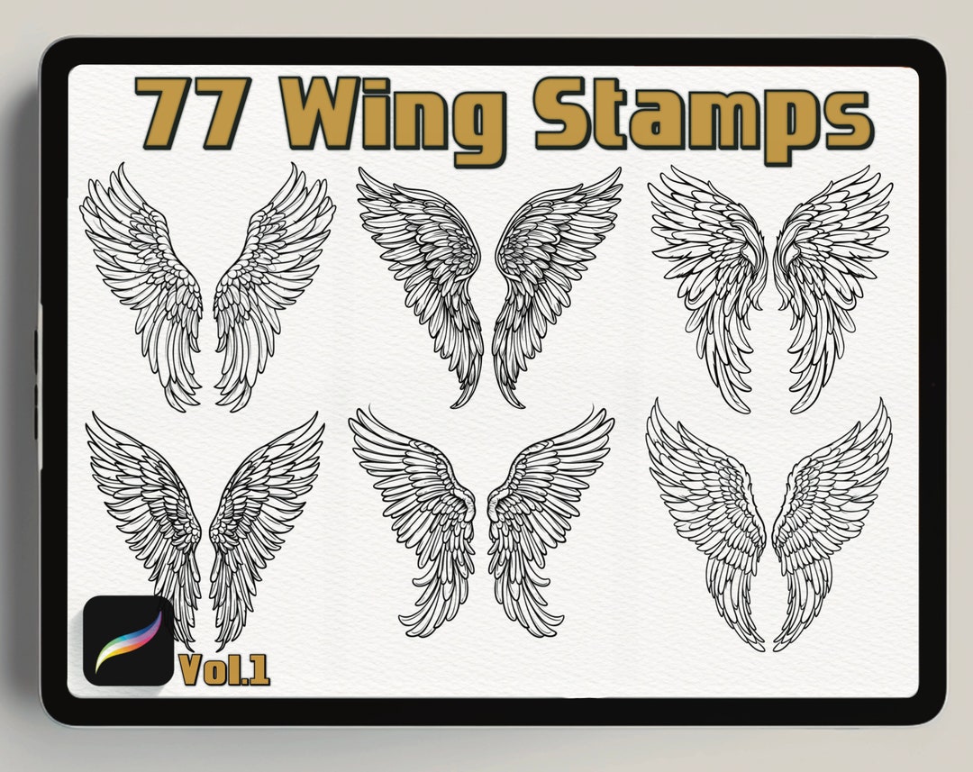 Digital Wings: 77 марок Procreate для графического дизайна и иллюстрации | Создание кистей ...