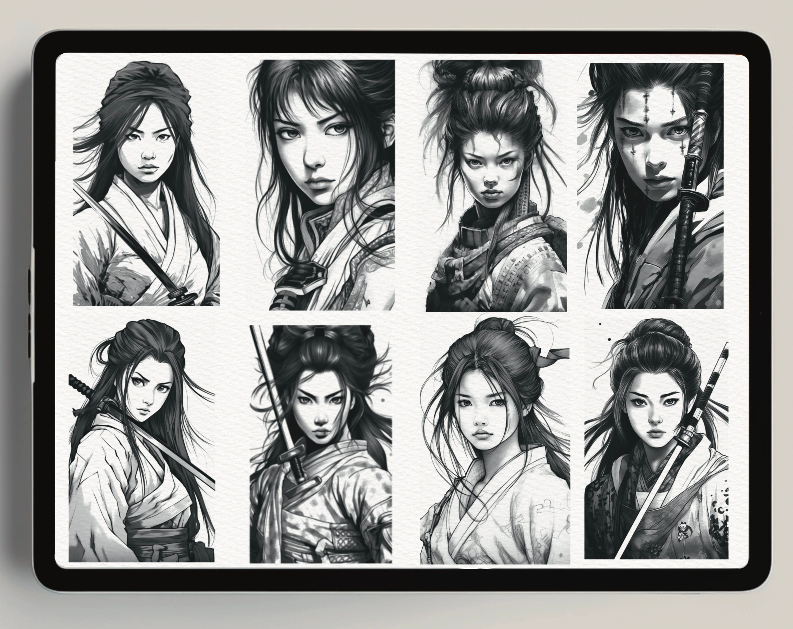 Japanese Realism Stamps 365| Japanese Style Tattoo| Brushset for ...