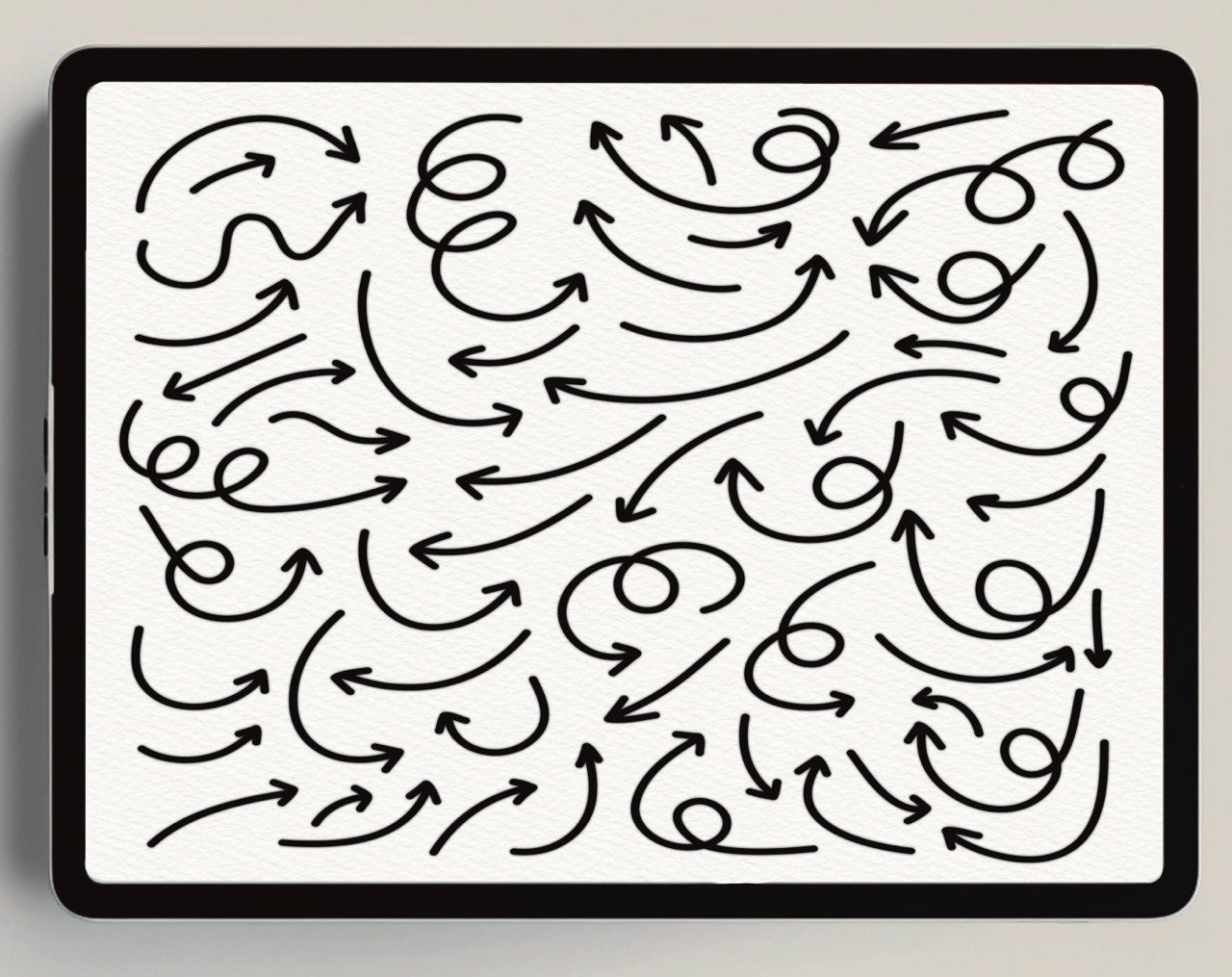 156 Arrow Stamps for Procreate Arrow Procreate Brushes Arrow - Etsy