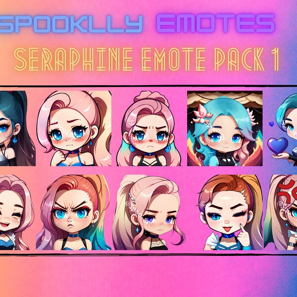 Lol Seraphine Emote - Etsy