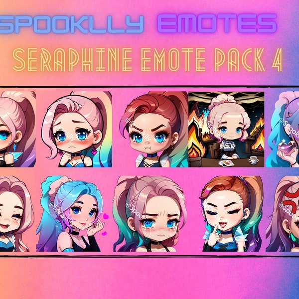 Lol Seraphine Emote - Etsy