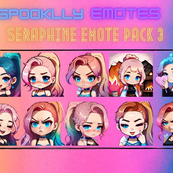 Lol Seraphine Emote - Etsy