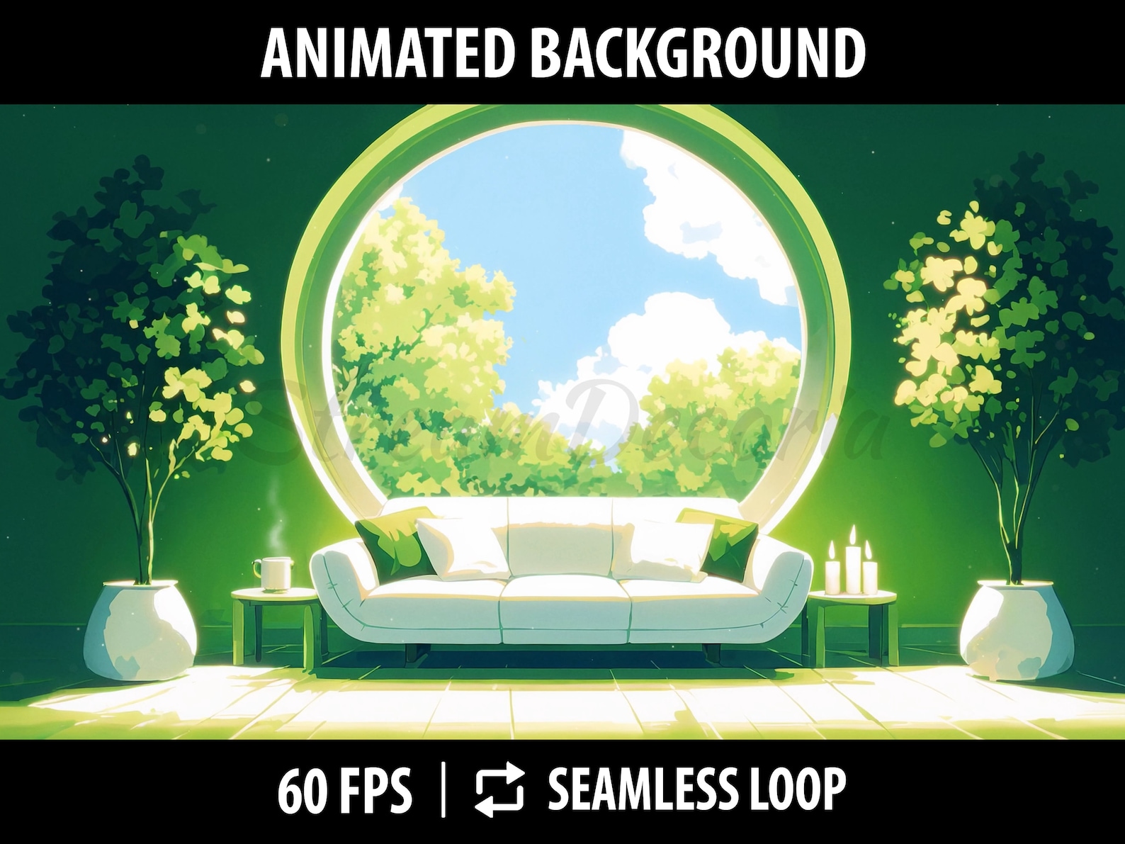 Vtuber Background Animated | Anime Desktop Wallpaper | Animated Stream ...