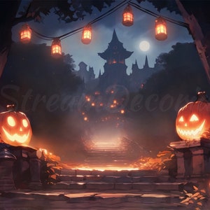 Dark Vtuber Background Animated Virtual Background Twitch Stream ...