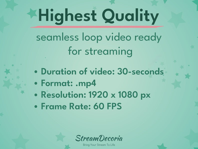 Animated Green Vtuber Background for Twitch | Anime Stream Wallpaper - Etsy