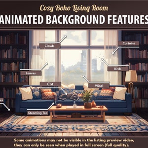 Cozy Living Room Stream Package | Stream Overlay for Twitch | Panels ...