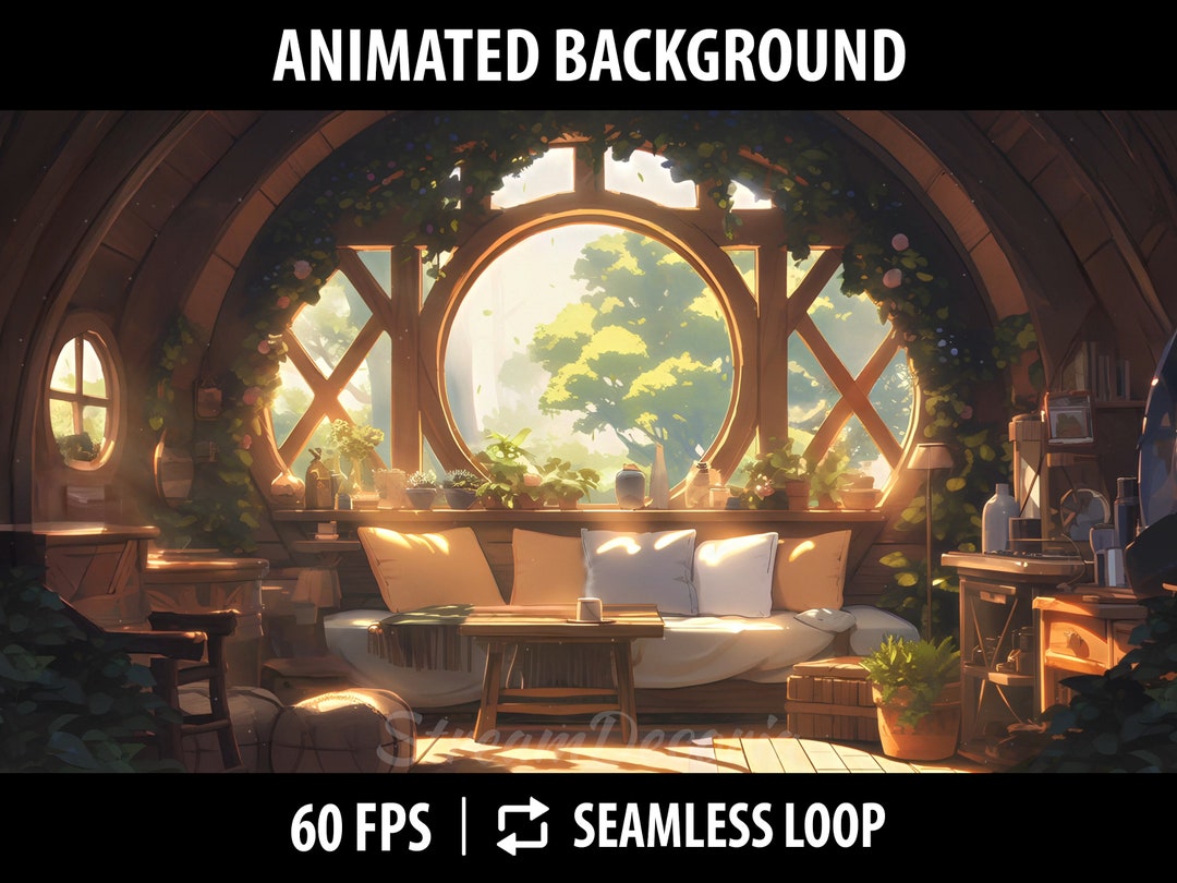 Vtuber Background Animated for Twitch Stream Overlay | Vtuber Stream ...