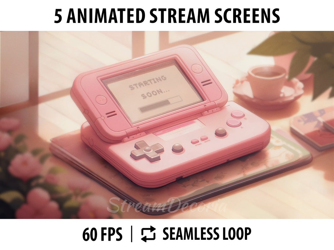 Animated Starting Soon Screen for Twitch | BRB Screen | Stream Ending ...