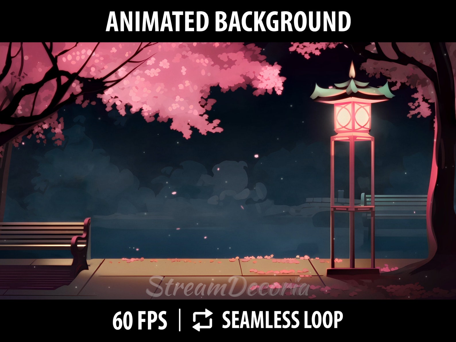 Vtuber Background Animated Virtual Background Vtuber Stream Design ...