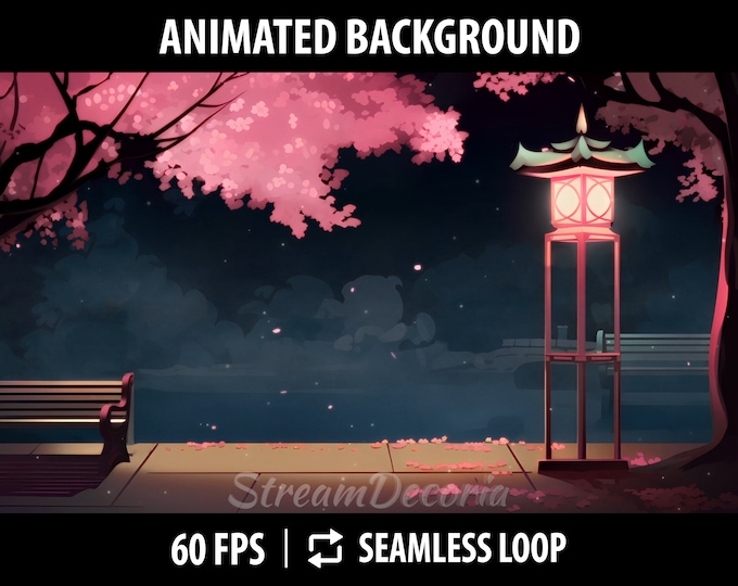 Vtuber Background Animated | Stream Background for Twitch | Vtuber ...