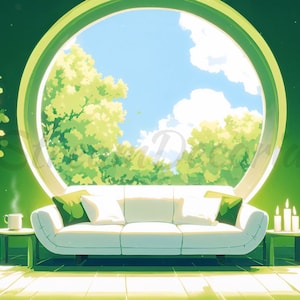 Vtuber Background Animated | Anime Desktop Wallpaper | Animated Stream ...