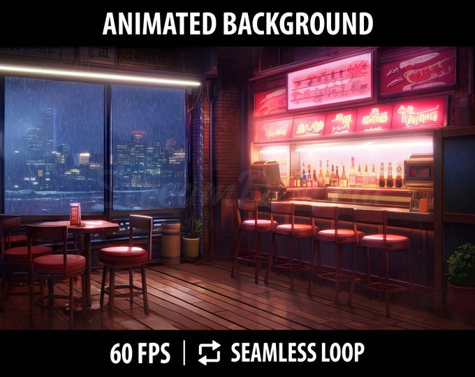 Vtuber Background, Animated Virtual Background, Stream Room Background ...
