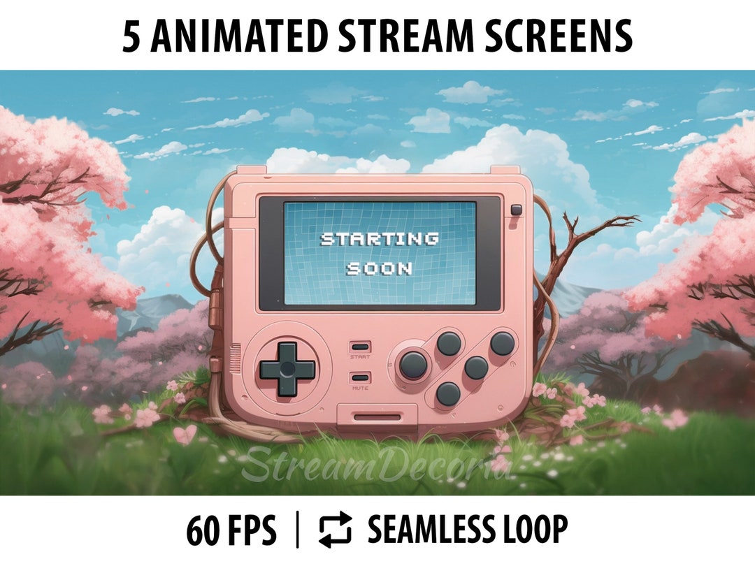 Animated Starting Soon Screen for Twitch | BRB Screen | Offline Screen ...