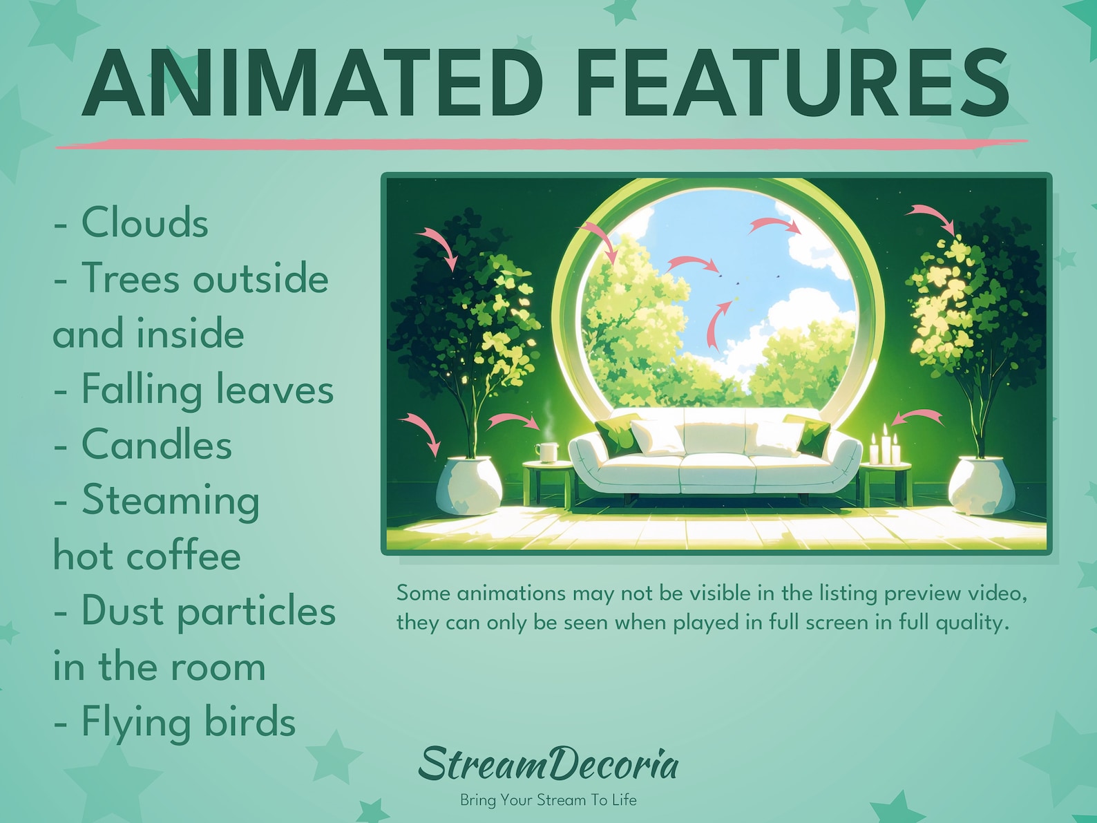 Vtuber Background Animated Anime Desktop Wallpaper Animated Twitch ...