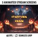 Animated Starting Soon Screen Halloween | Animated Screens Pack for ...