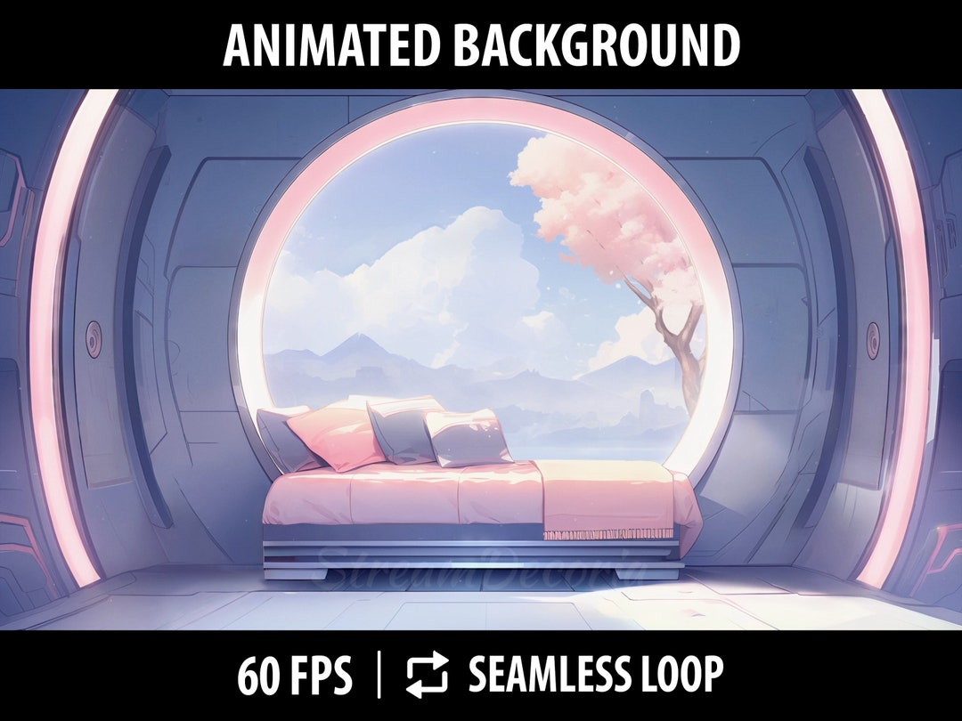 Vtuber Background Animated | Vtuber Bedroom | Pngtuber Stream ...