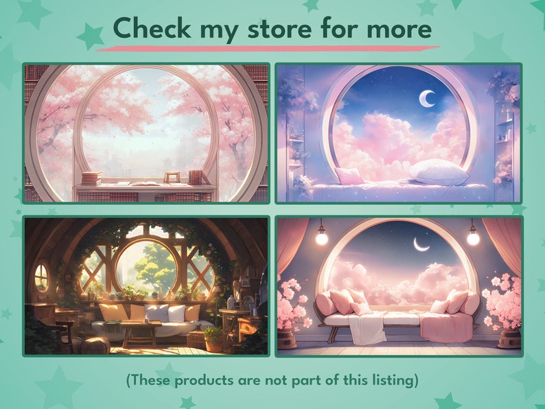 Vtuber Background Animated Anime Desktop Wallpaper Animated Twitch ...