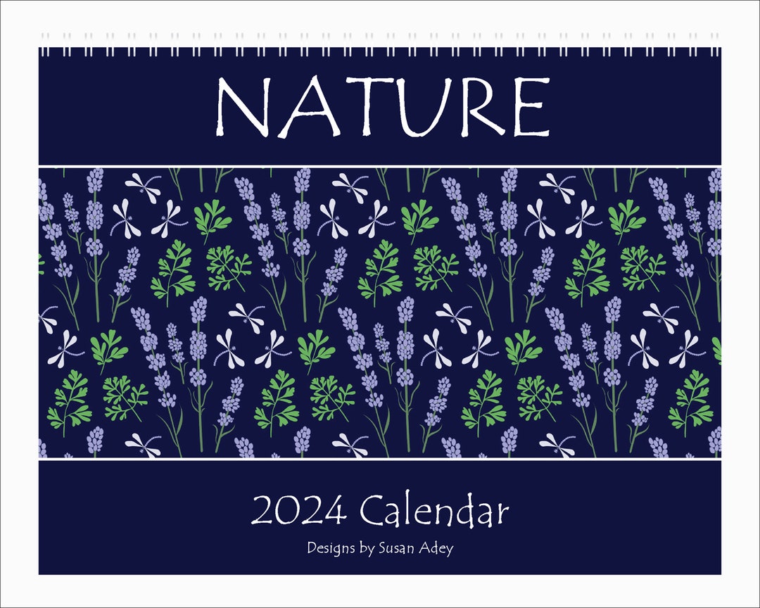 2024 Nature Calendar Repeating Patterns Nature 12 Month Wall Calendar ...