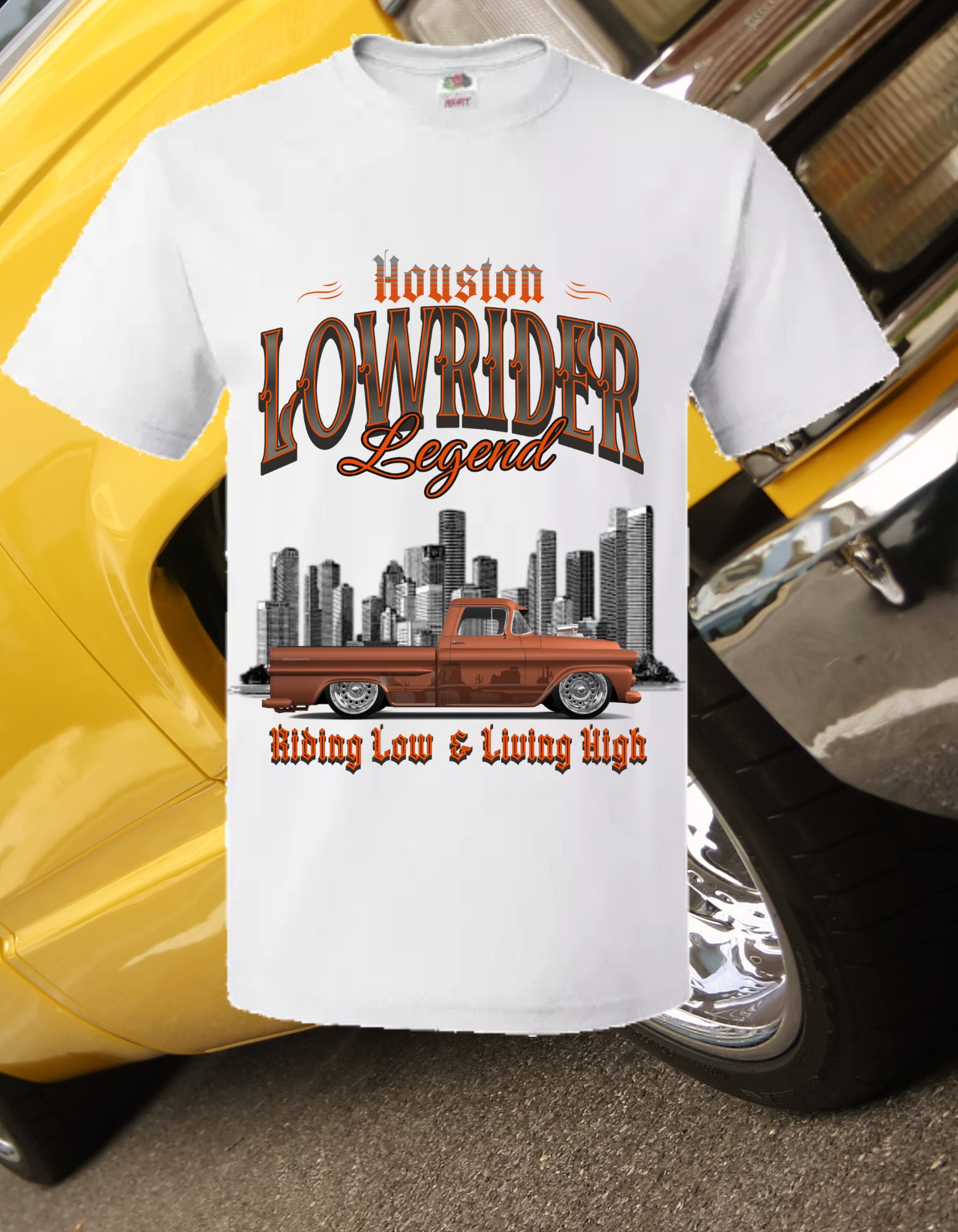 Houston Lowrider Legend T-shirt, Classic Car Shirt, Classic Cars ...