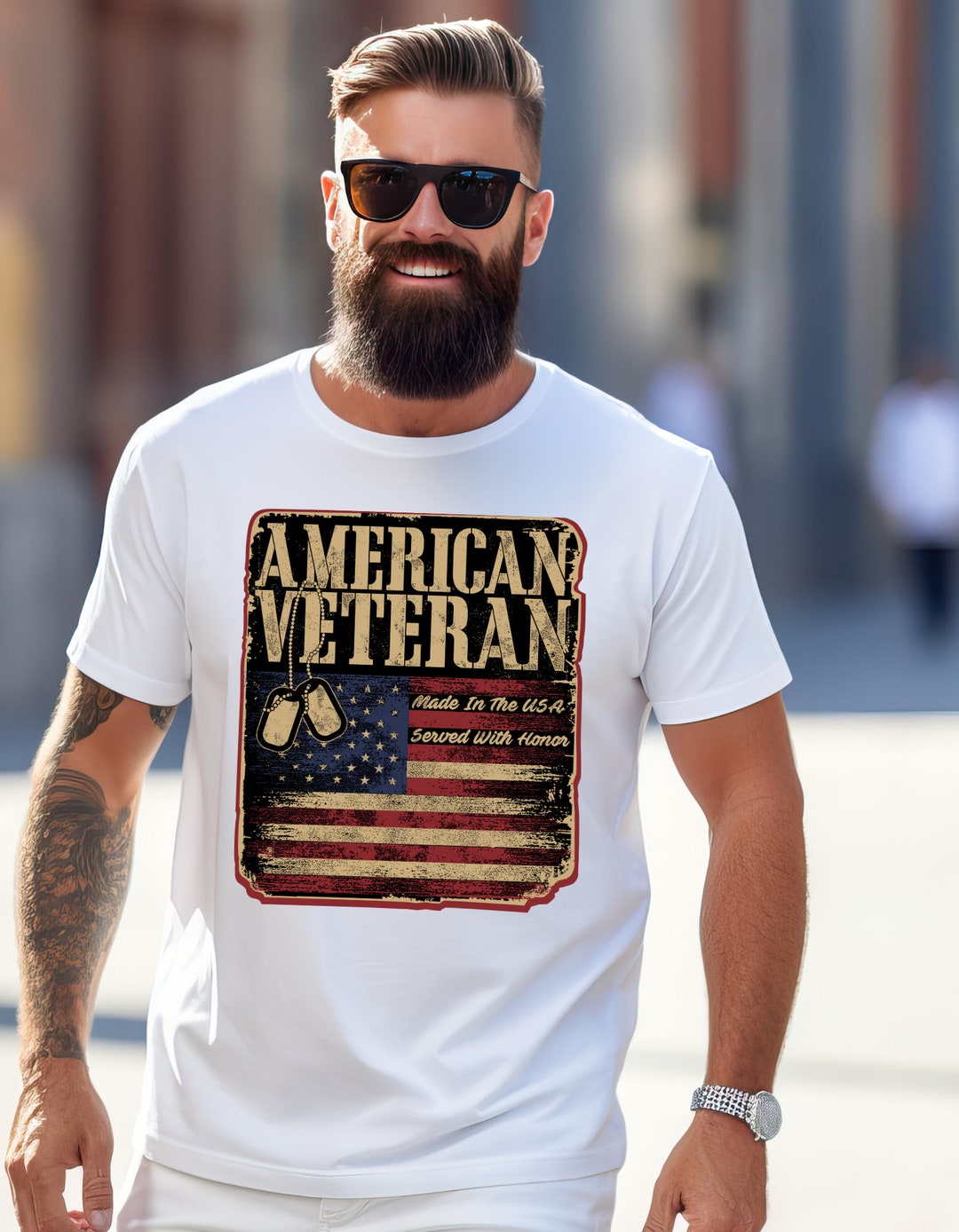 American Veteran Made in the USA | Served With Honor | Soldier | Combat ...