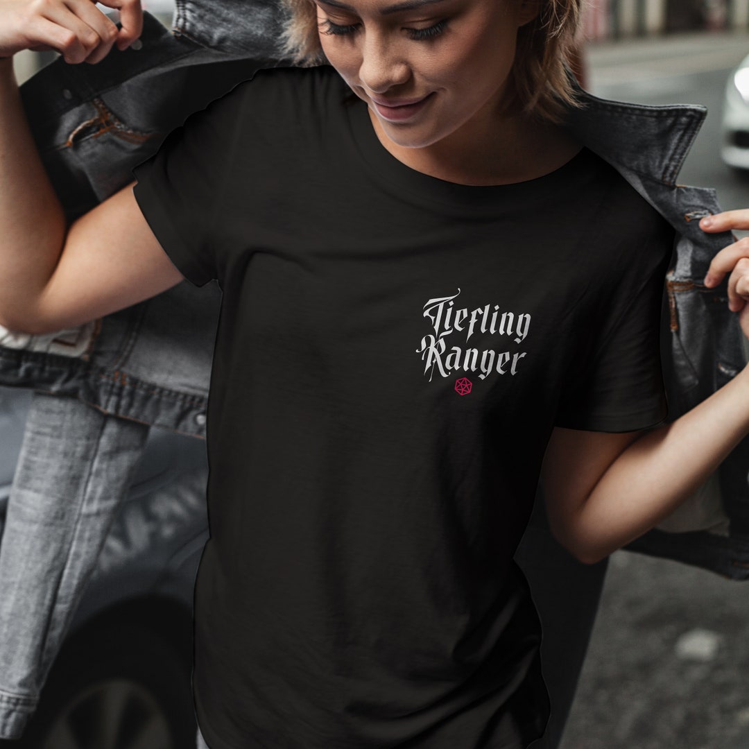 Tiefling Ranger T-shirt: Dnd-inspired Dungeon Master Tee - Etsy