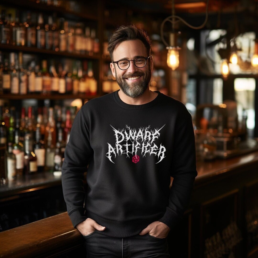 Dwarf Artificer Crew Sweater, Dnd Inspired Dungeons Dragons Sweatshirt ...