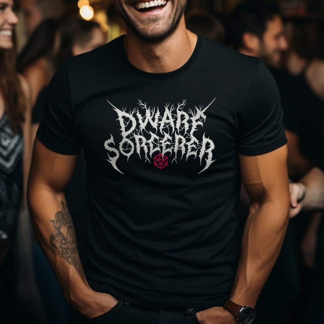 Dwarf Sorcerer T-shirt, Dnd Inspired Dungeons Dragons Tshirt, Dungeon Master Tee, Unisex Player ...