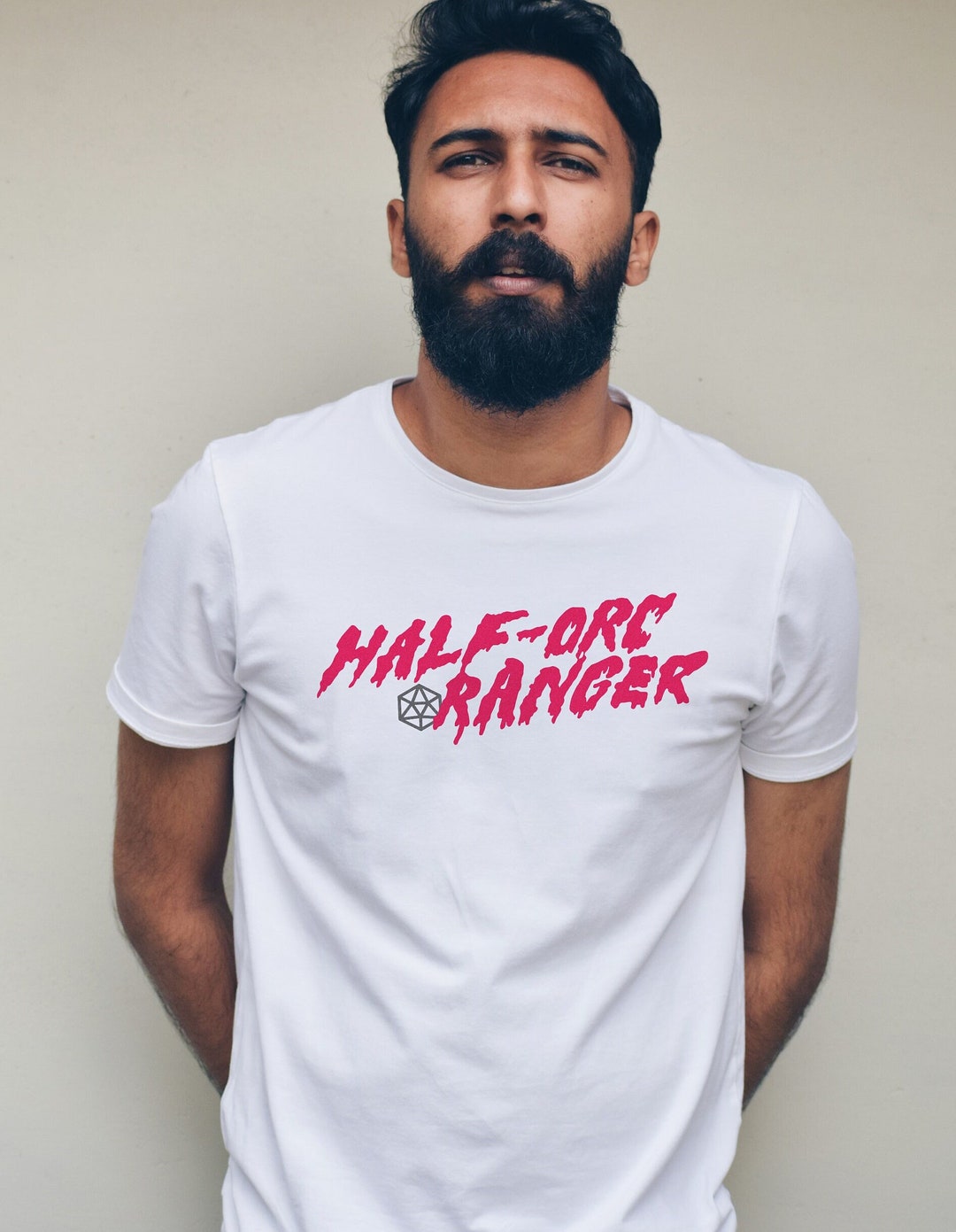 Half-orc Ranger T-shirt, Dnd-inspired Dungeons Dragons Tshirt, Dungeon ...