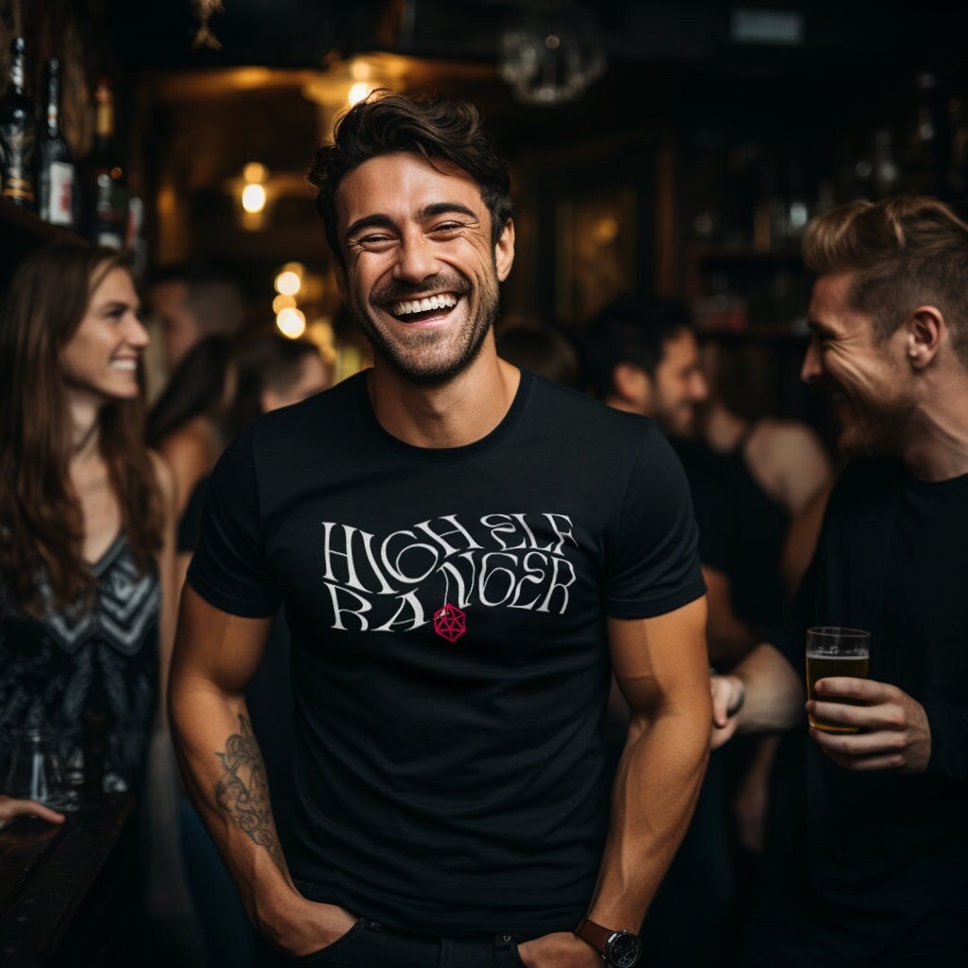 High Elf Ranger T-shirt Dnd-inspired Dungeons Dragons Tshirt - Etsy