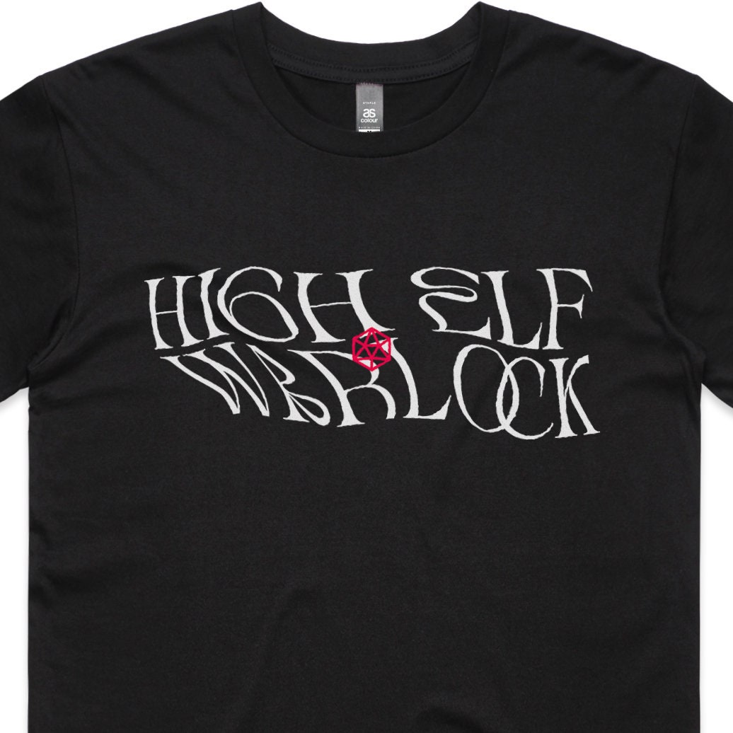 High Elf Warlock T-shirt, Dnd-inspired Dungeons Dragons Tshirt, Dungeon Master Tee, Unisex ...