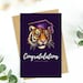 Tiger Graduation Cap Photo Digital Download ONLY (with Congratulations ...