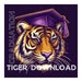 Tiger Graduation Cap Photo Digital Download ONLY (with Congratulations ...