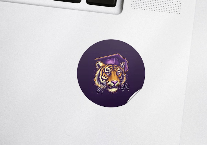 Tiger Graduation Cap Photo Digital Download ONLY (with Congratulations ...