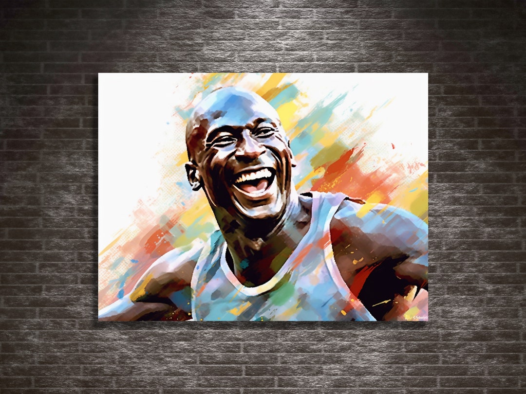 Large Printable Wall Art, Michael Jordan, Digital Print, Basketball ...