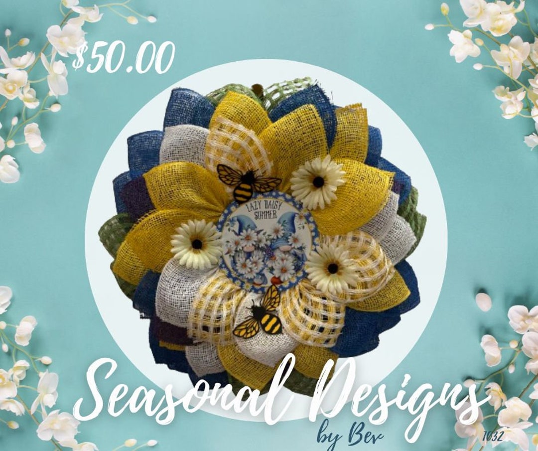 Lazy Daisy Bees - Etsy