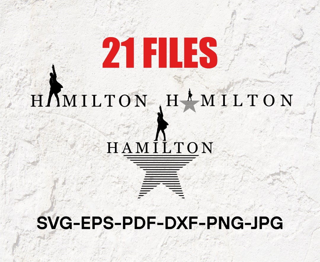 Hamilton Svg Hamilton Star Svg Hamilton Silhouette Cricut Hamilton Logo ...