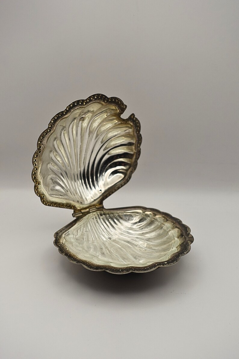 Vintage Shell Butter Dish - Etsy