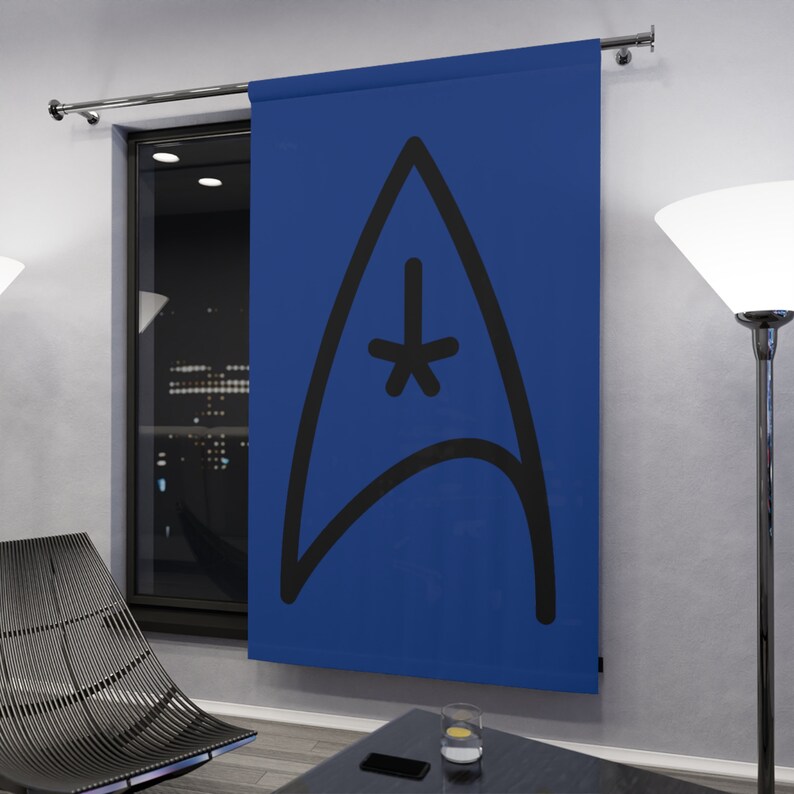 Star Trek Trekkie Custom Design Window Curtains 1 Piece Blackout ...