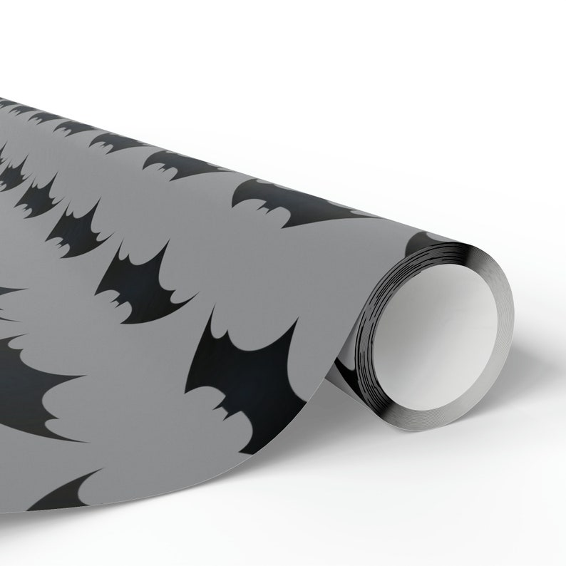 Batman Custom Design Wrapping Paper Bat Wings Superhero Birthday ...
