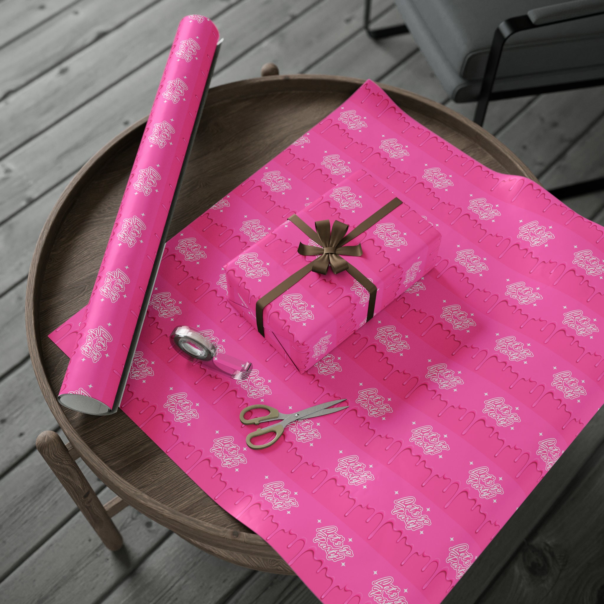Barbie Wrapping Paper, Birthday Wrapping Paper, Gift Wrapping Paper ...