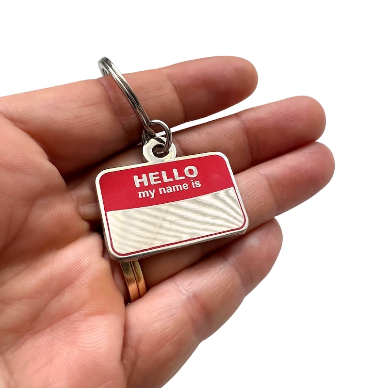Hello My Name is Badge - Etsy