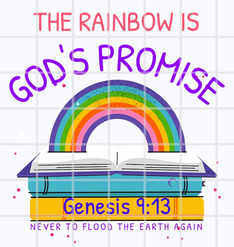 Christian Rainbow PNG, the Rainbow is God's Promise Genesis 9:13 ...
