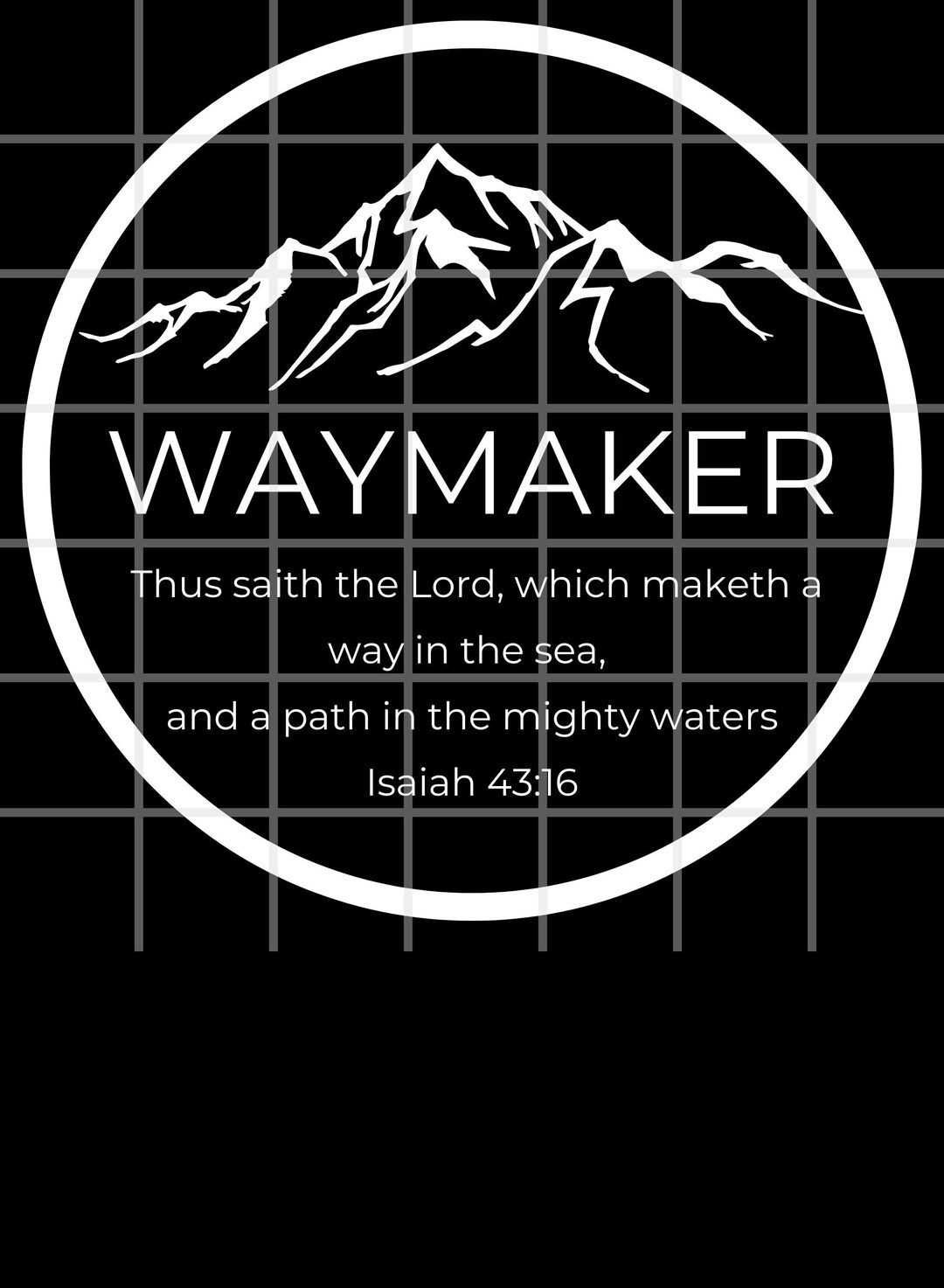 Christian PNG Waymaker Bible Verse Christian Sublimation - Etsy