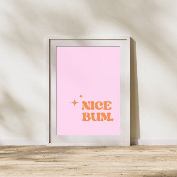 Butts Bum Wall Art Etsy