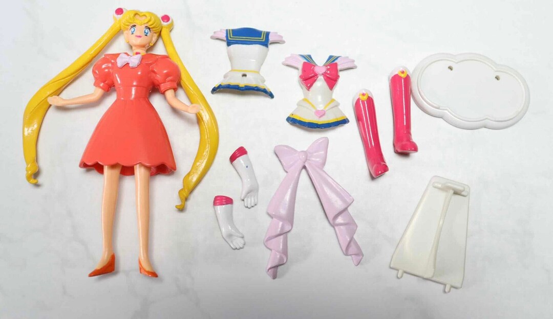 Sailor Moon Dress-up Series Vintage Doll - Vintage Sailor Moon - Rare ...