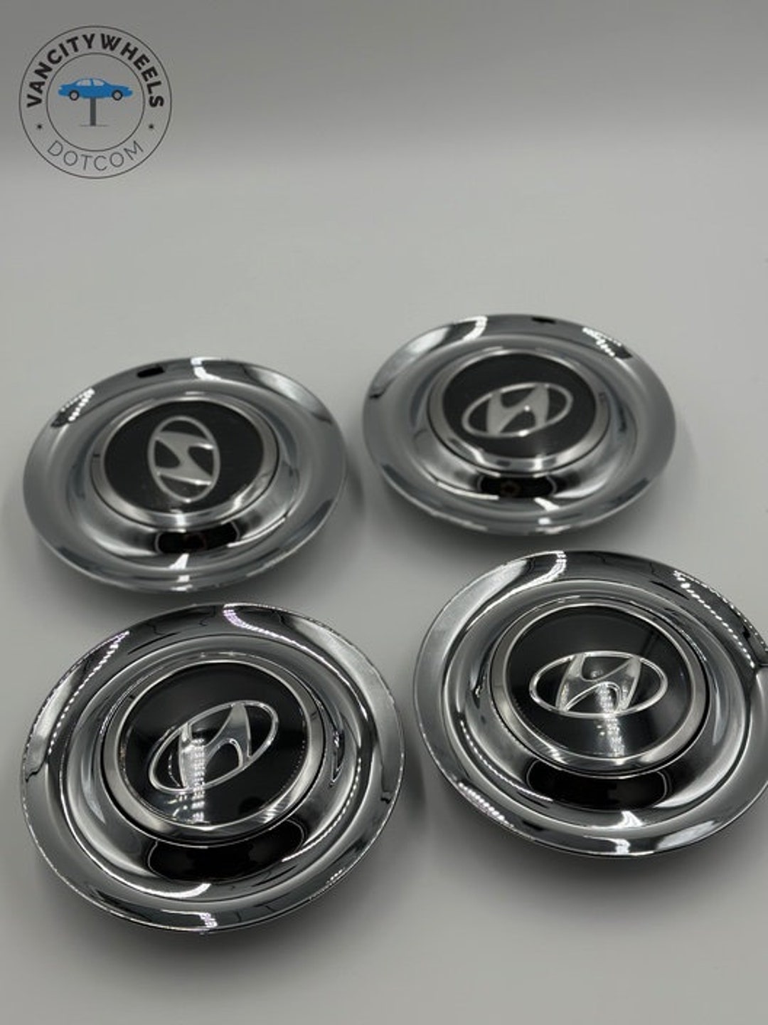 Silver Chrome Floating Spin Wheel Center Caps 'RR - Etsy